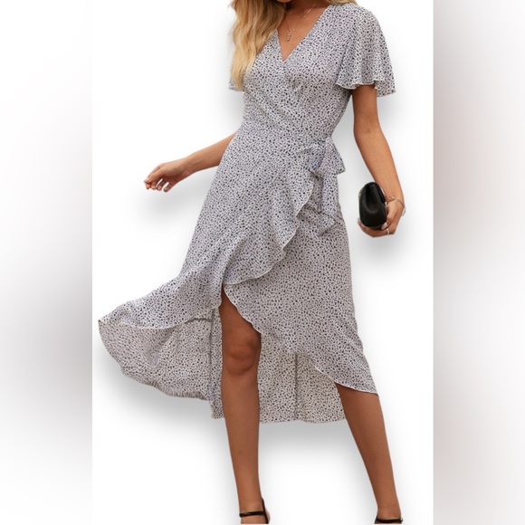 Simplee | Dresses | 72 Small Nwt Simplee Animal Print Wrap Dress | Poshmark